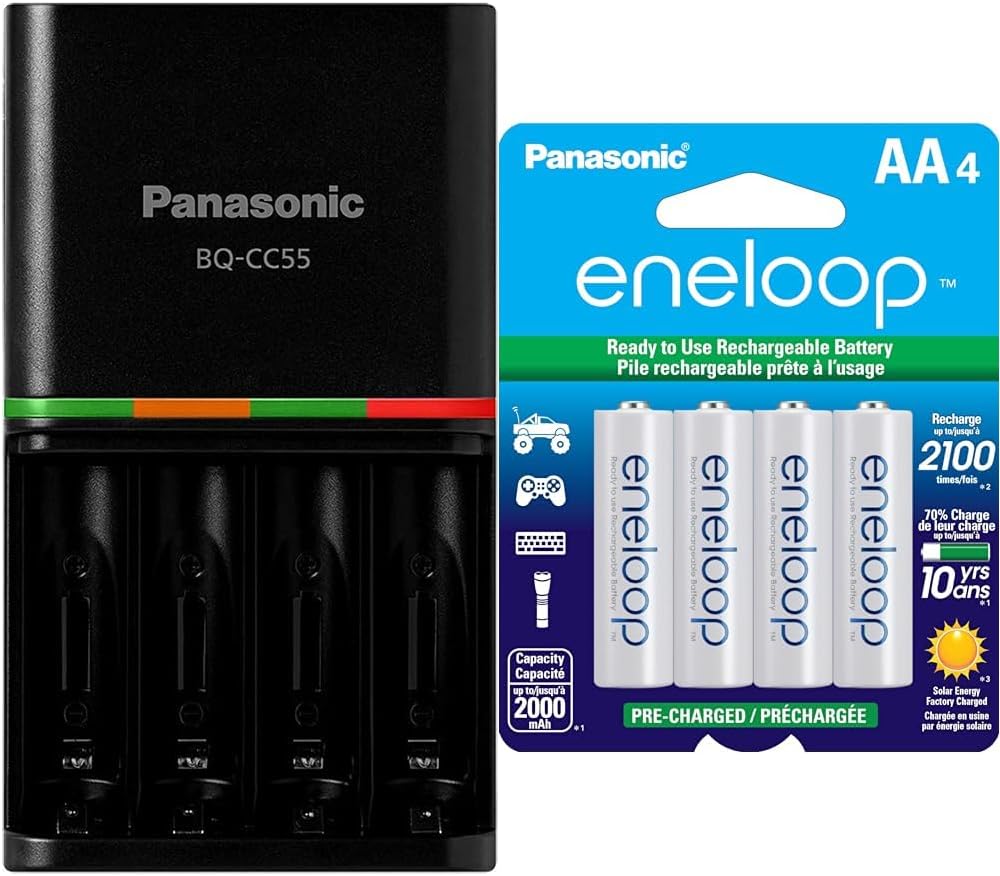 Amazon.com: Eneloop Panasonic BQ-CC55KSBHA Advanced pro Rechargeable ... Amazon.com: Eneloop Panasonic BQ-CC55KSBHA Advanced pro Rechargeable ...