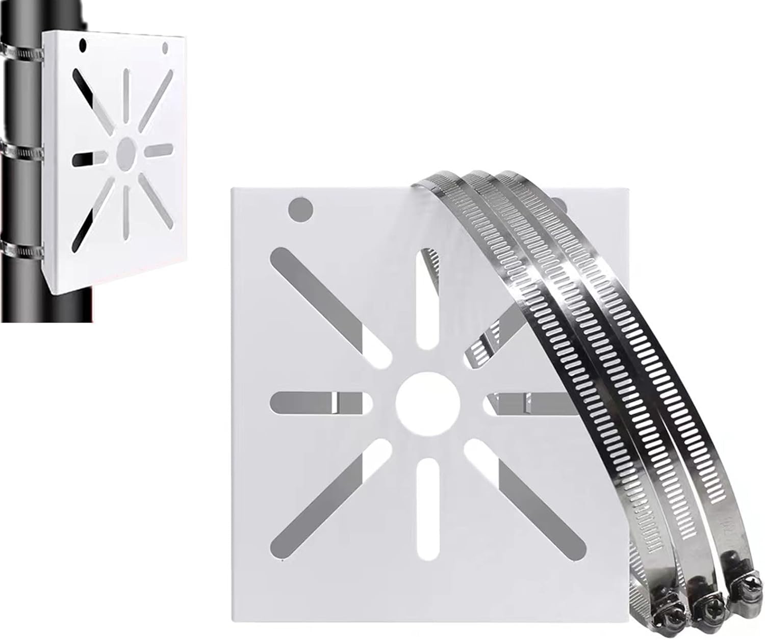 CTXSumTec Universal Vertical Pole Mounting Bracket Mount,CCTV ...