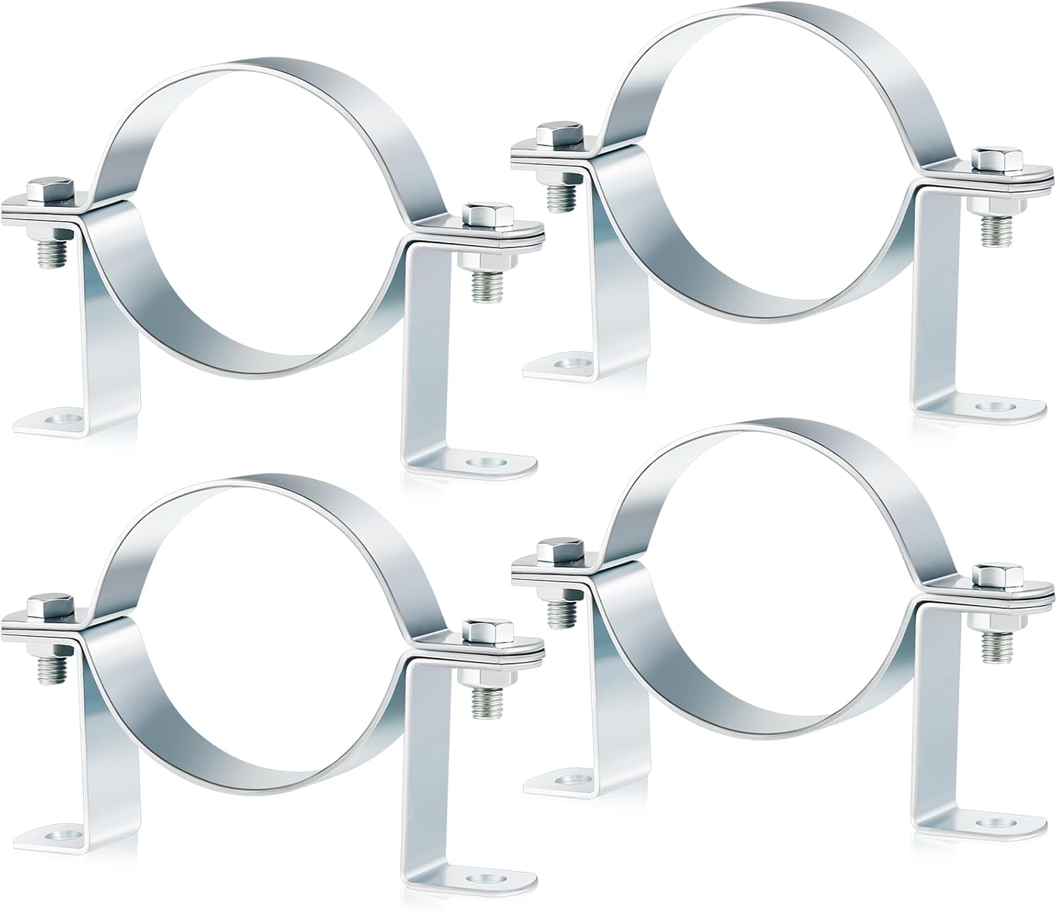 Tandefio 4 Pcs 4 B Vent Adjustable Wall Strap Pellet Vent Wall Strap ...