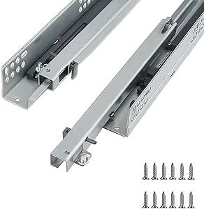 Heavy Duty Drawer Runners Soft Close and Push to Open Drawer Runners ...