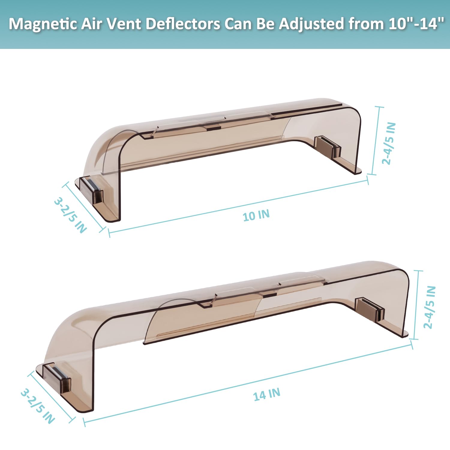 Snapklik.com : Cenipar Air Vent Deflector Adjustable Magnetic Heat And ...