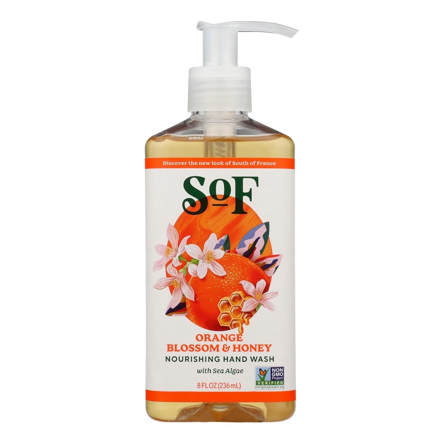 Amazon.com : South Of France Hand Wash - Orange Blossom Honey - 8 oz ...