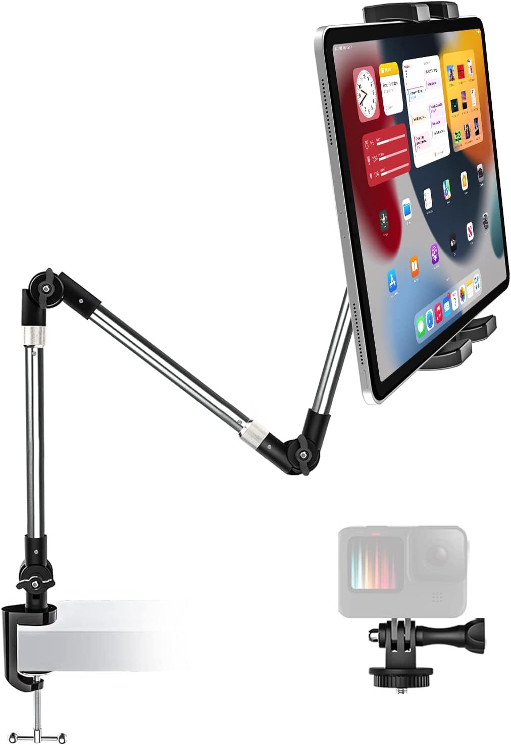 Amazon.com: Tablet Holder for Desk Clamp 360° Phone iPad Mount, 35 ...