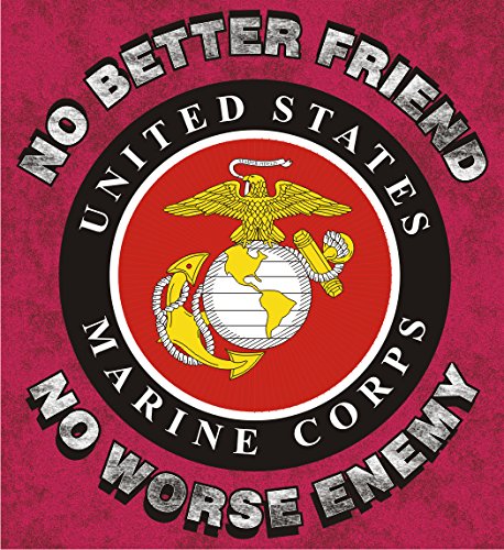 Buy RT784 USMC US Marines No better friend No Worse Enemy full Color ...