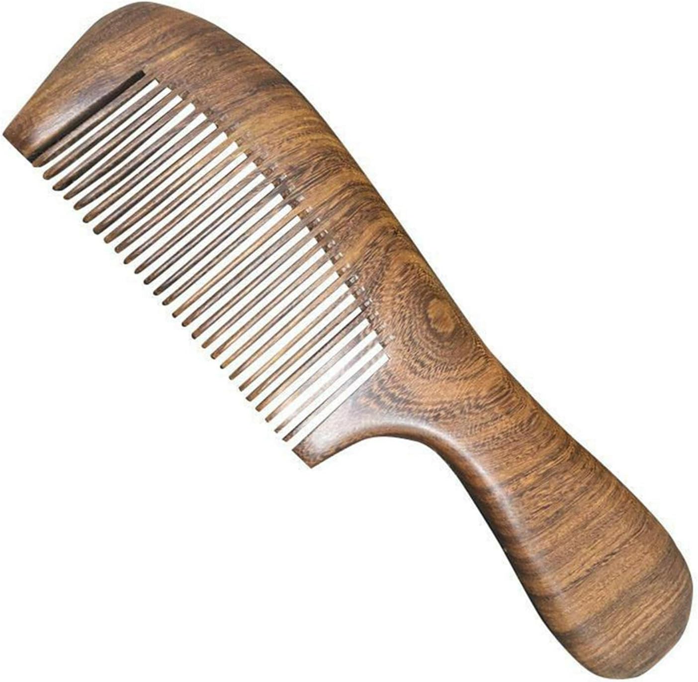 Wooden Comb, Natural Sandalwood Hair Combs, Wide Tooth Comb No Static ...