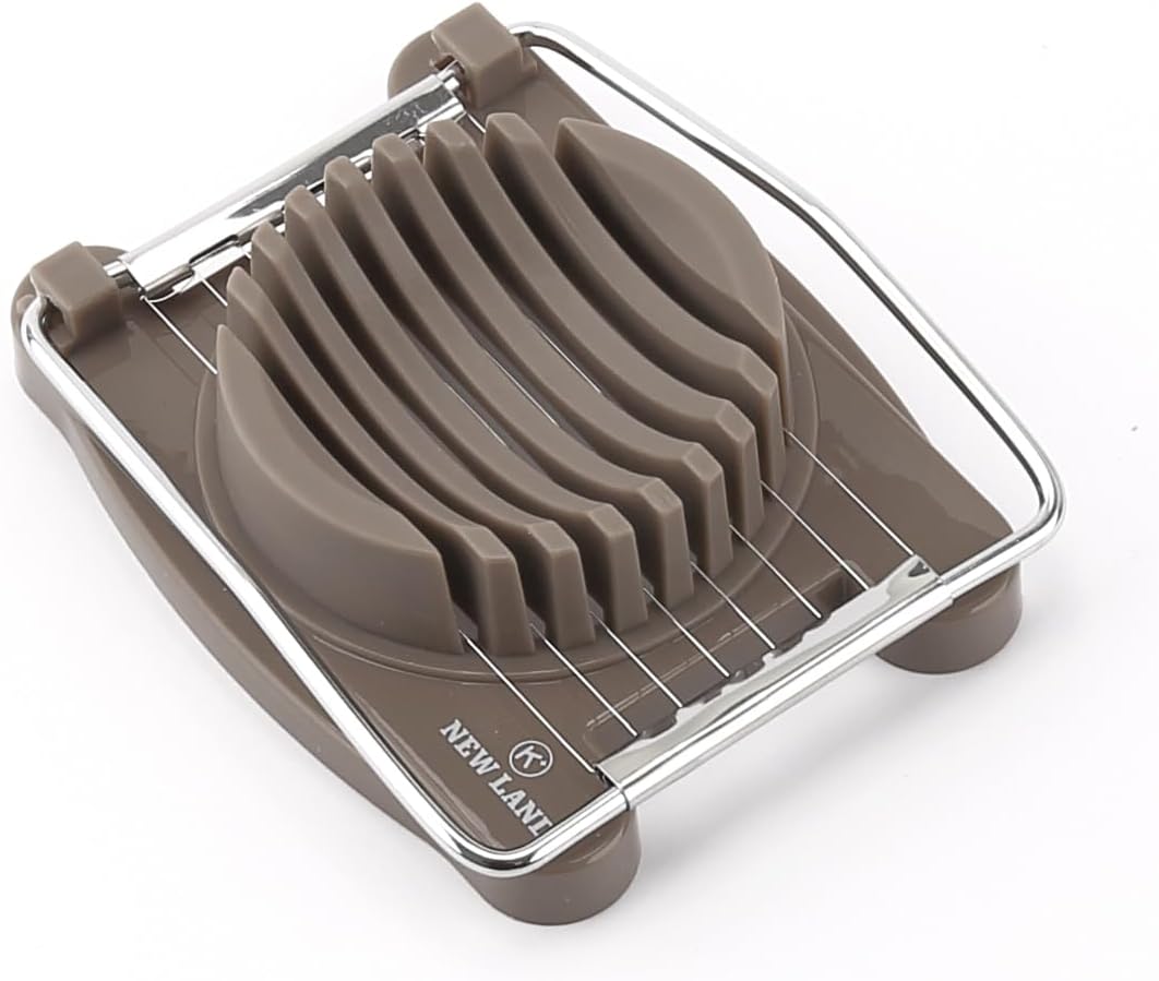 Amazon.com: New Land Egg Slicer for Hard Boiled Eggs, Plastic Alloy Egg ...