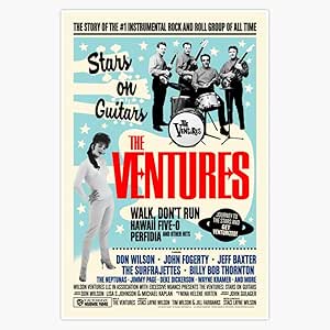 Amazon.com - The Ventures: Stars On Guitars Movie Posters & More Vinyl ...