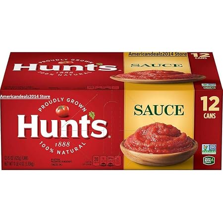 Amazon.com: Tomato Sauce for Chili by Hunt's, 15 oz, 12 Pack : Grocery ...