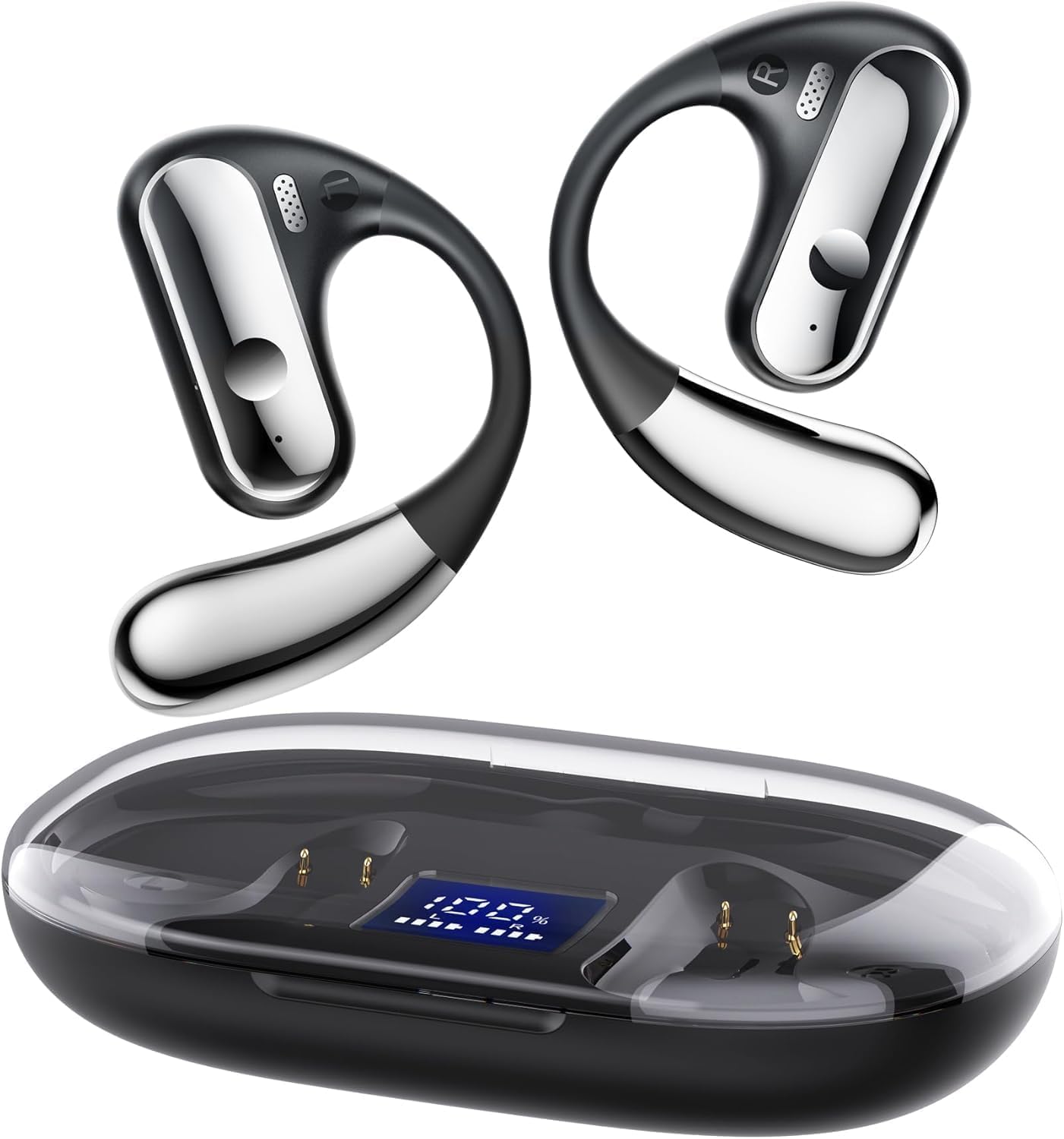 Open Ear Headphones - Wireless Earbuds, 5.3 Bluetooth Earphones for ...