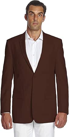 CONCITOR Men's Suit Jacket Separate Blazer Coat CHOCOLATE BROWN Two ...