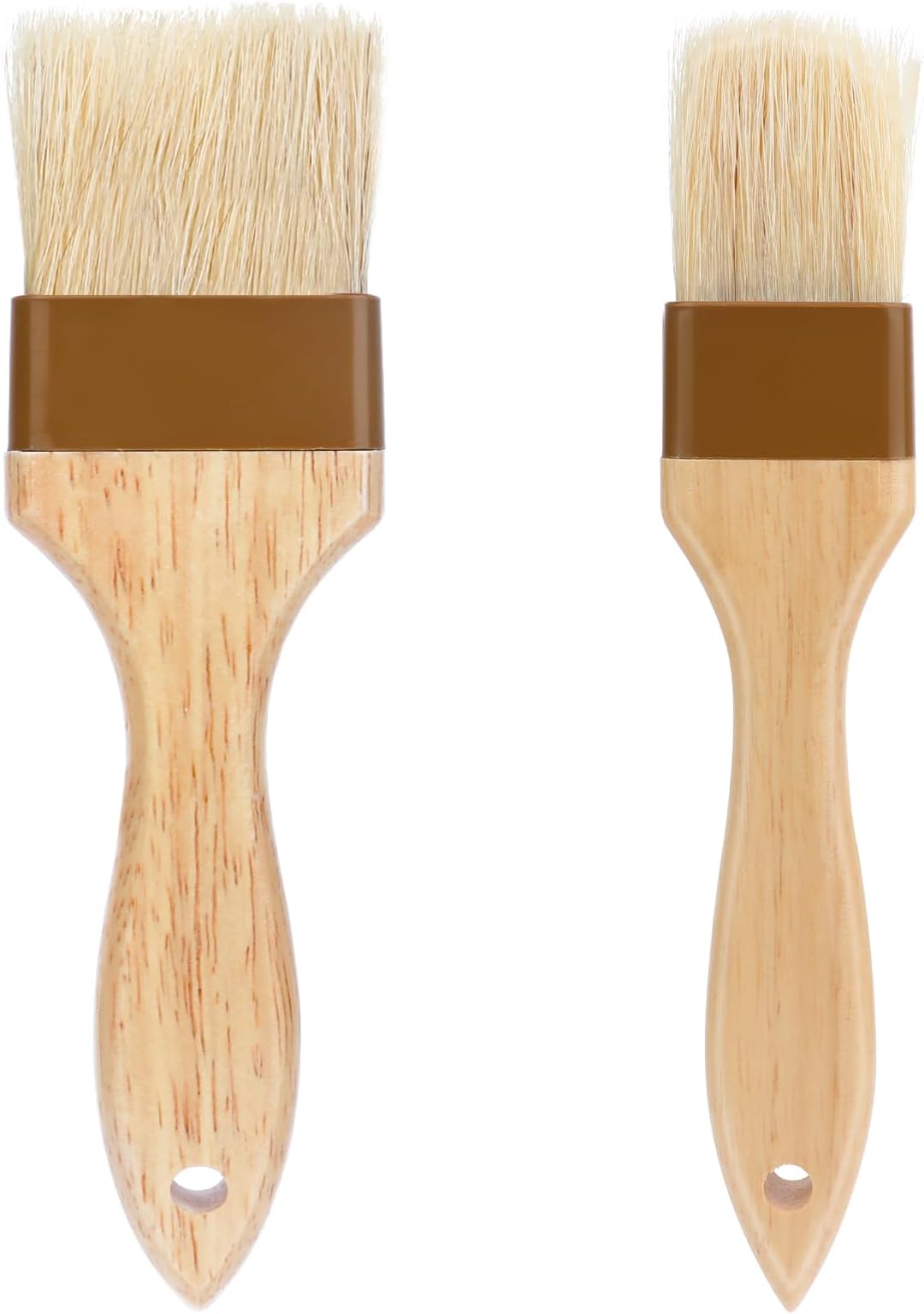 Amazon.com: COMNICO 3pcs Bamboo Basting Brush Pastry Brush Wooden ...