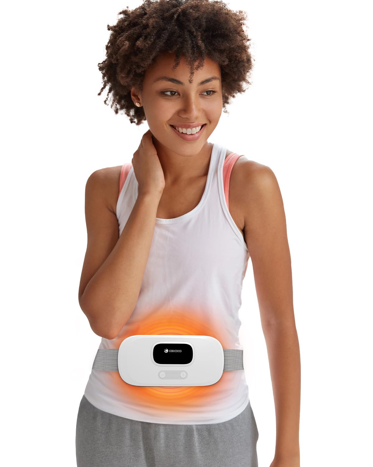 Amazon.com: CooCoCo Portable Heating Pad for Period Cramps, Cordless ...