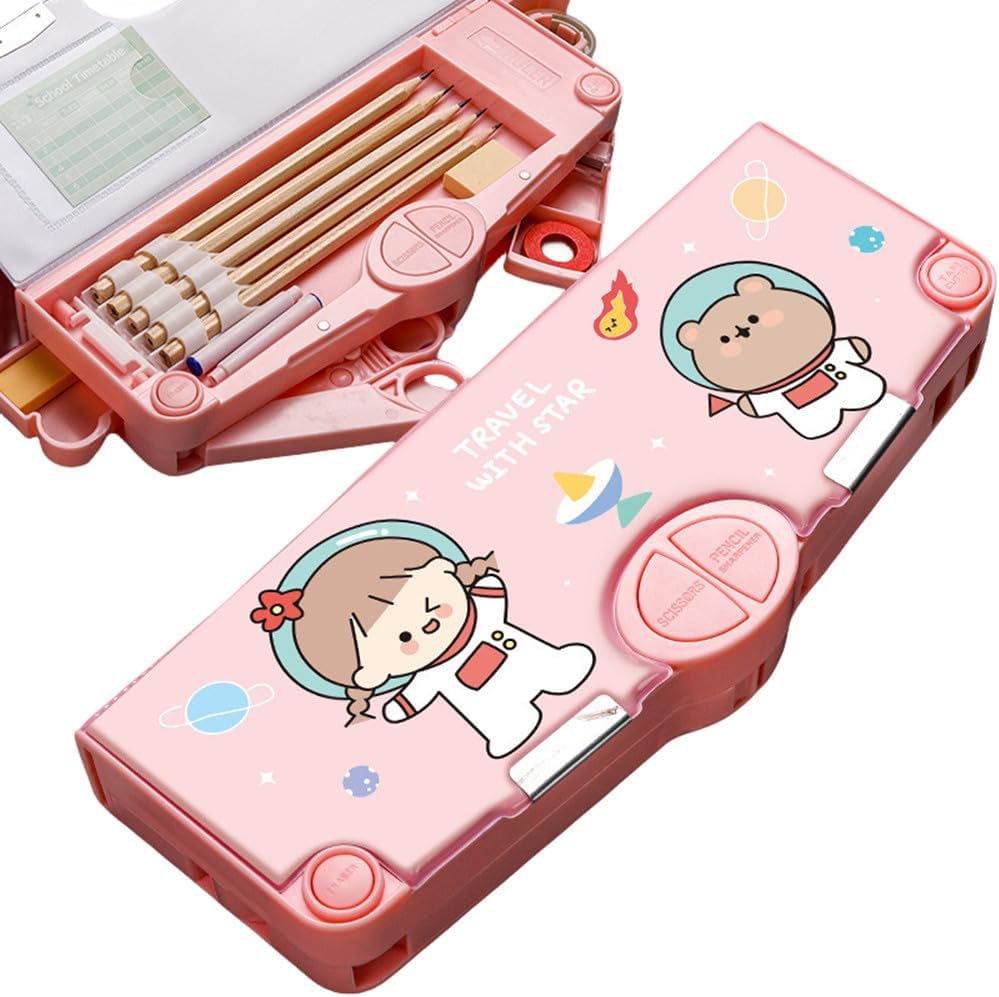 Amazon.com: Pop Up Multifunction Pencil Case for Girls and Boys, Cute ...