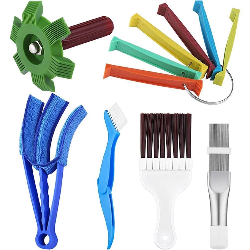 6X Air Conditioning Brush Set Fin Comb Air Conditioner Fin Cleaner ...