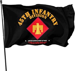Amazon.com : 45th Infantry Division Thunderbird at War Flag 3x5 Ft ...