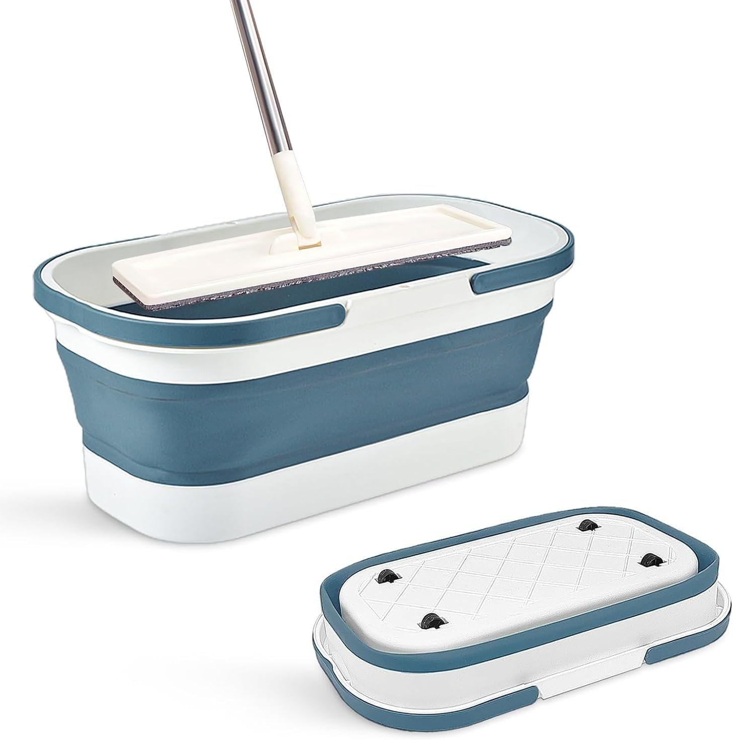 Amazon.com: Collapsible Mop Bucket with Handle - 12L/3.17 Gallon Small ...