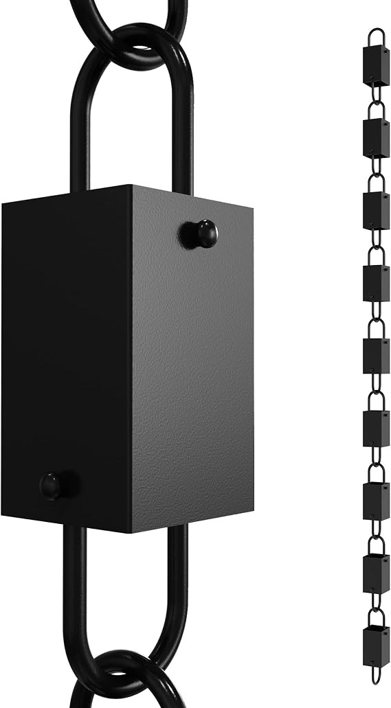 Amazon.com : Rain Chains Direct Square Link Rain Chain Extension, 3 ...