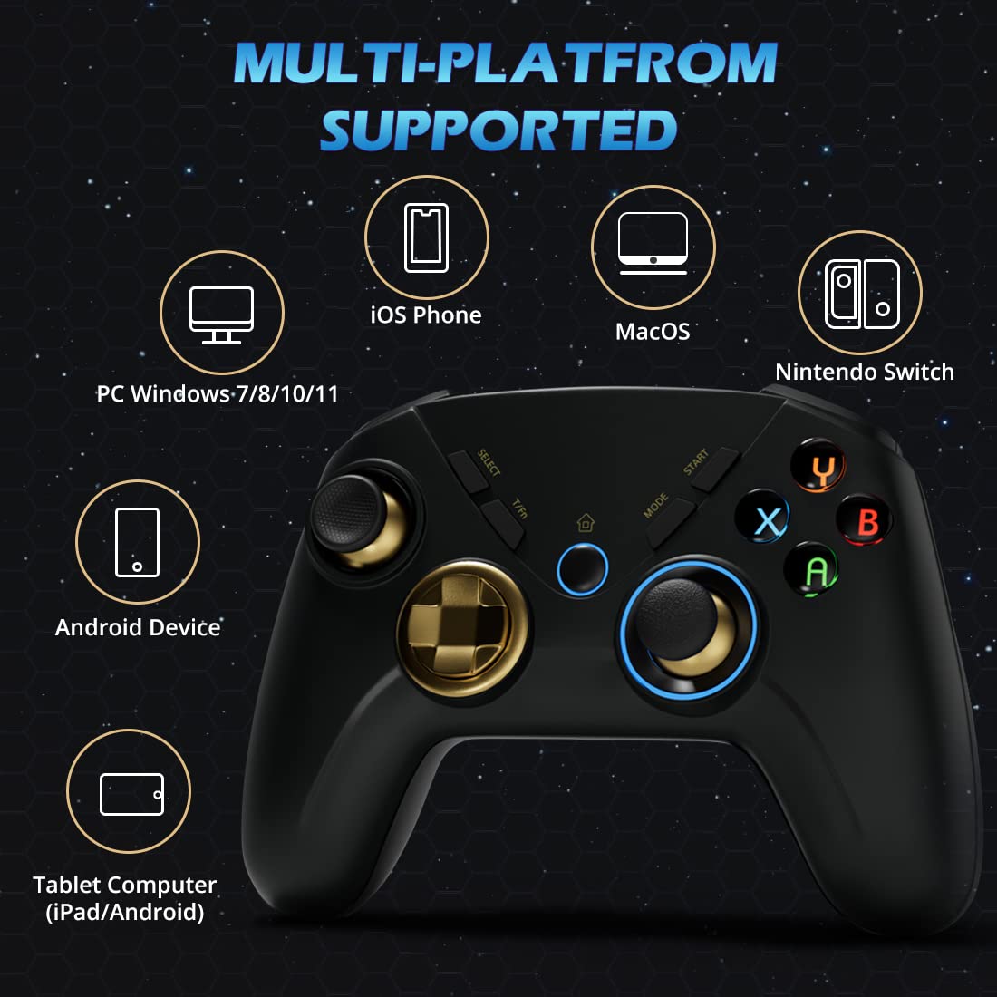 Buy Wireless PC Controller, Controller for Windows7/8/10/11/MacOS ...