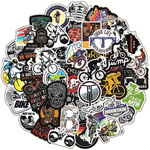 Amazon.com: Cool Bike Stickers for Kids and Teen, Waterproof Stickers ...