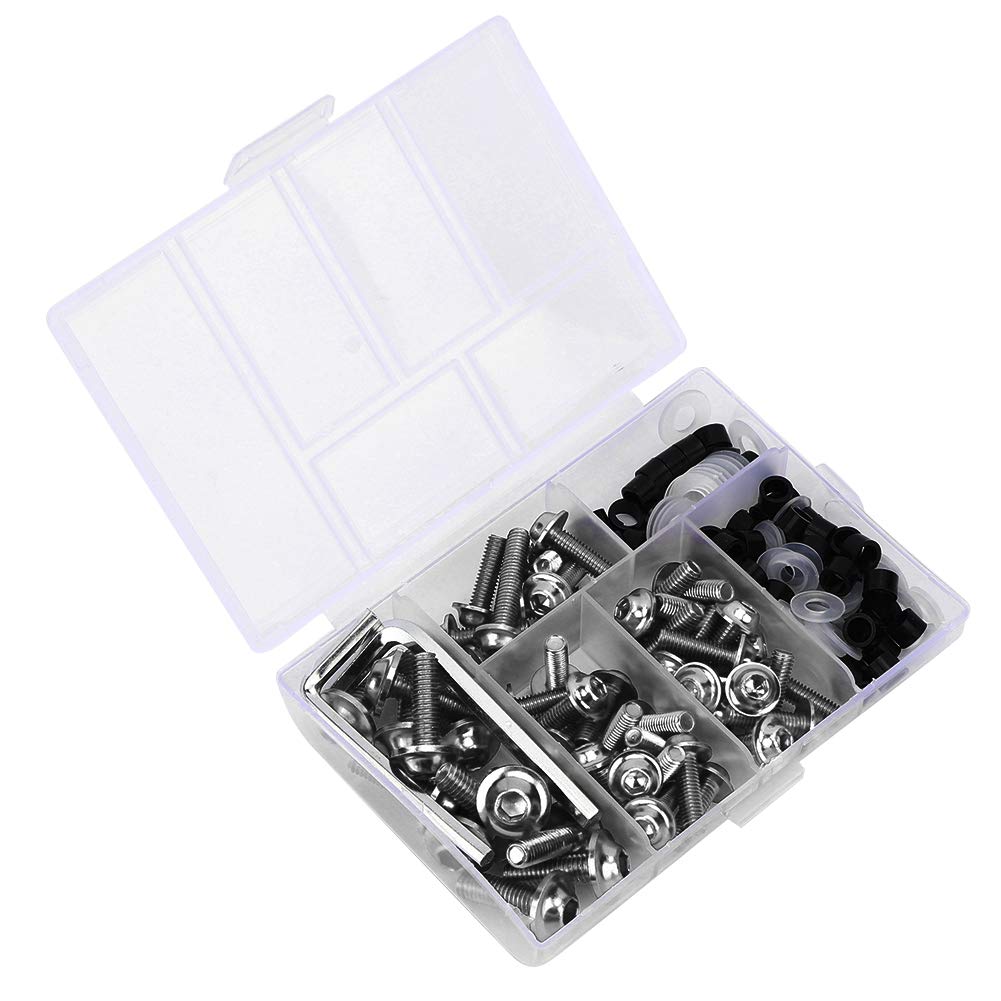 Amazon.com: Fairing Bolts Kit, 158Pcs/Set Universal Fairing Bolts ...