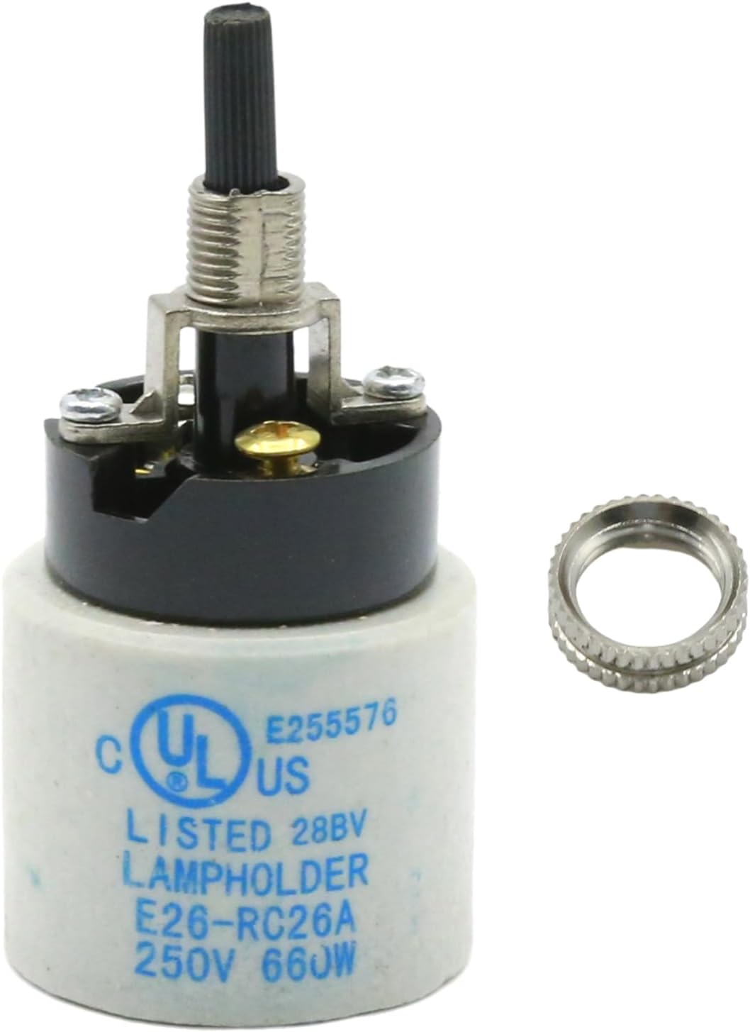 Zreneyfex Rotary Bulb Lamp Switch Socket Holder 660W 250V, Replacement ...