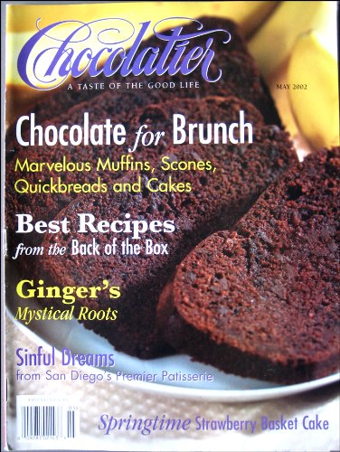 Chocolatier Magazine May 2002 Chocolate for Brunch-muffins, Scones ...