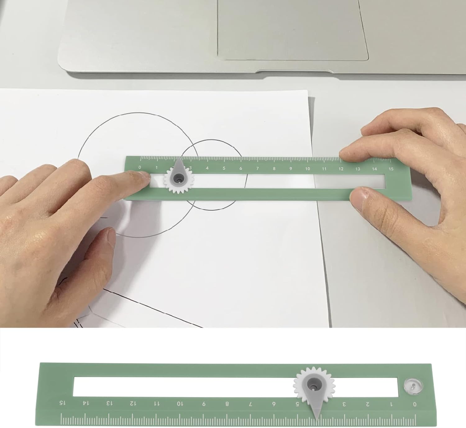 Amazon.com: Algado Compass Ruler, 2 in 1 Safe T Compass, Compass Ruler ...