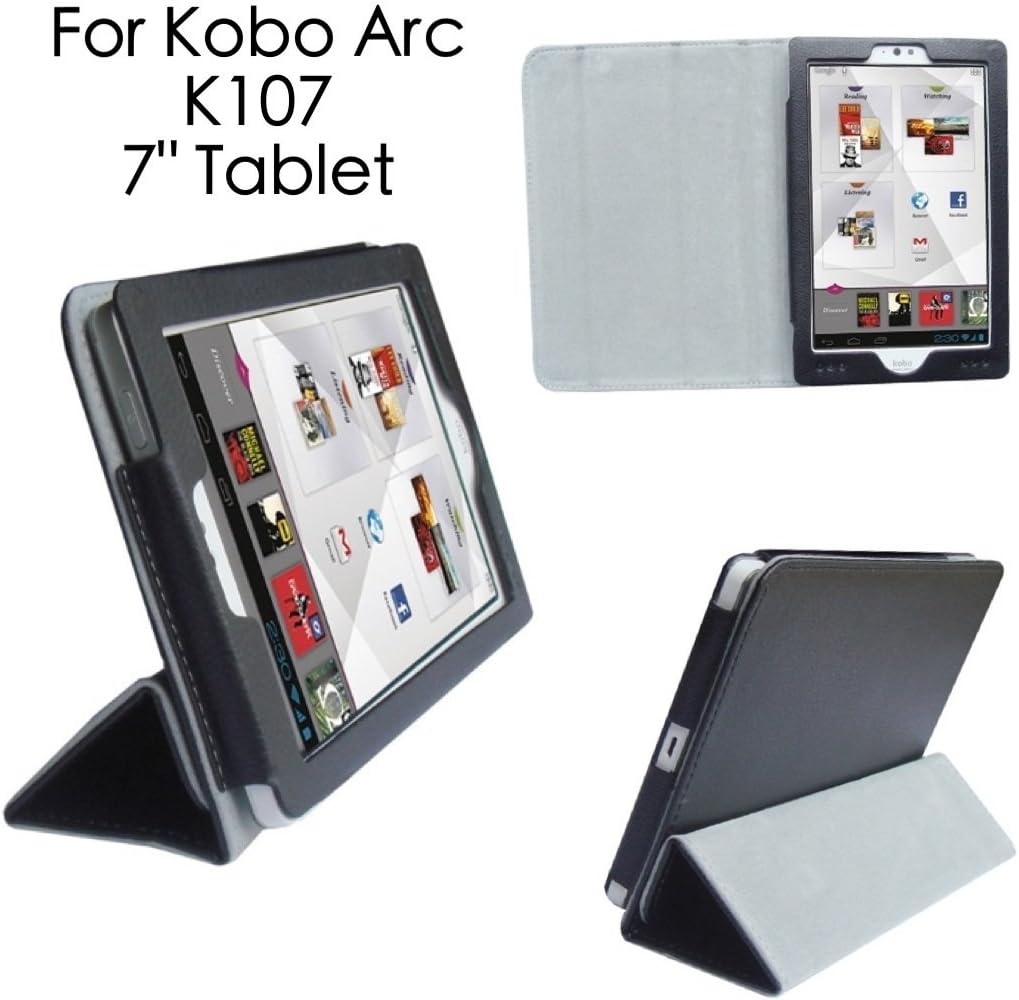 Amazon.com: HappyZone PU Leather Case Cover with Build in Stand For ...