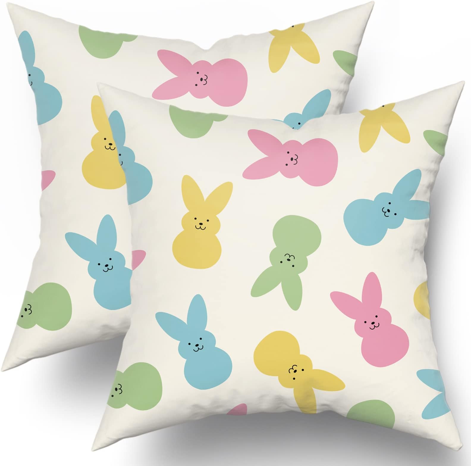 Amazon.com: Easter Pillow Covers 18X18 in My Peeps Bunny Couch Pillow ...