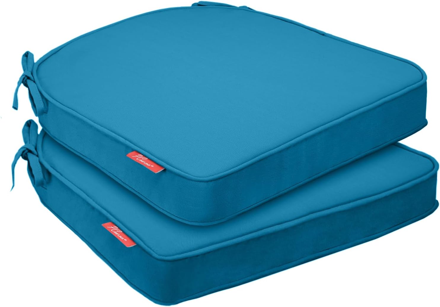 Amazon.com: Pcinfuns Outdoor Chair Cushions 17"x16"x3" Set of 2,Memory ...