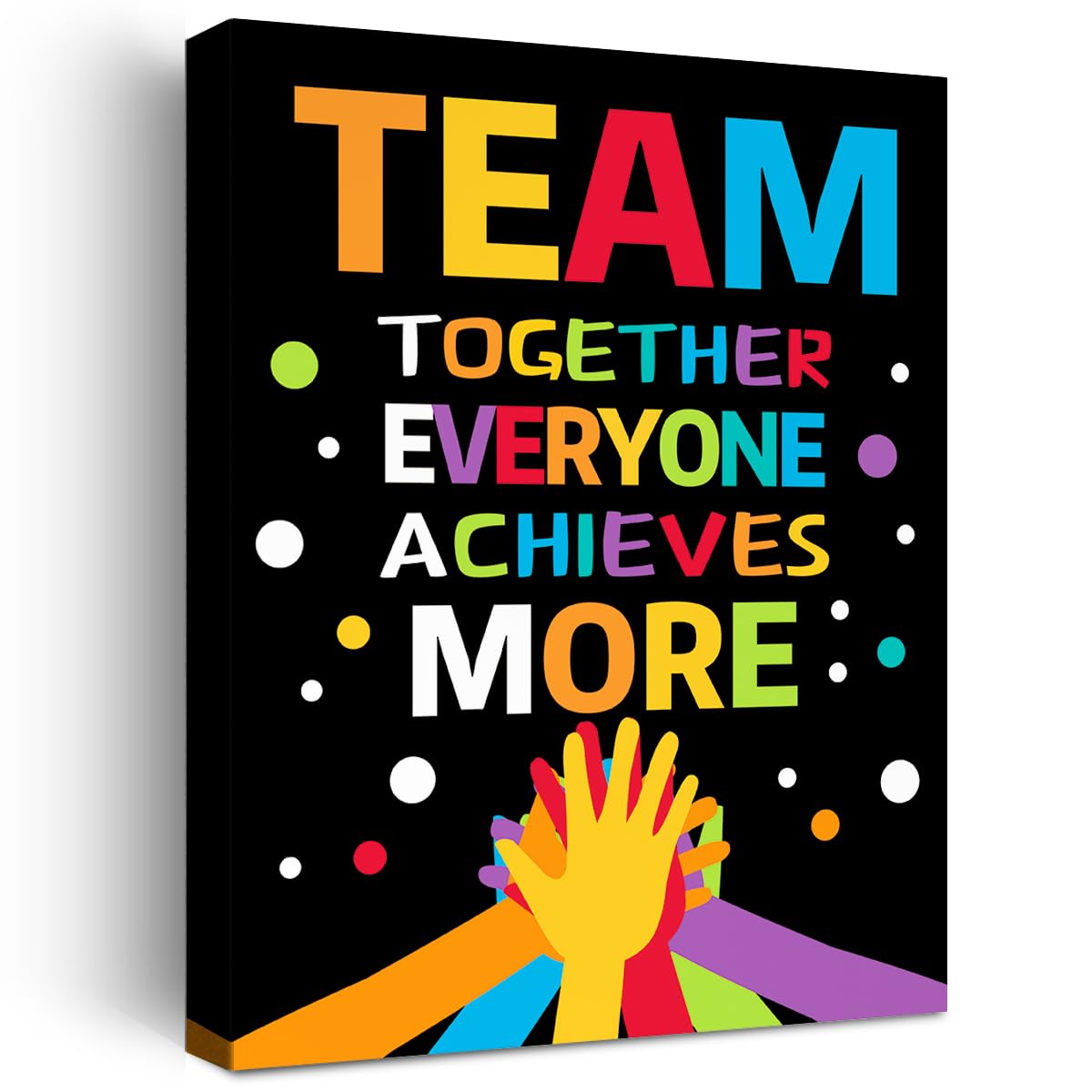 Amazon.com: Inspirational Wall Art for Classroom Decor,Team Together ...