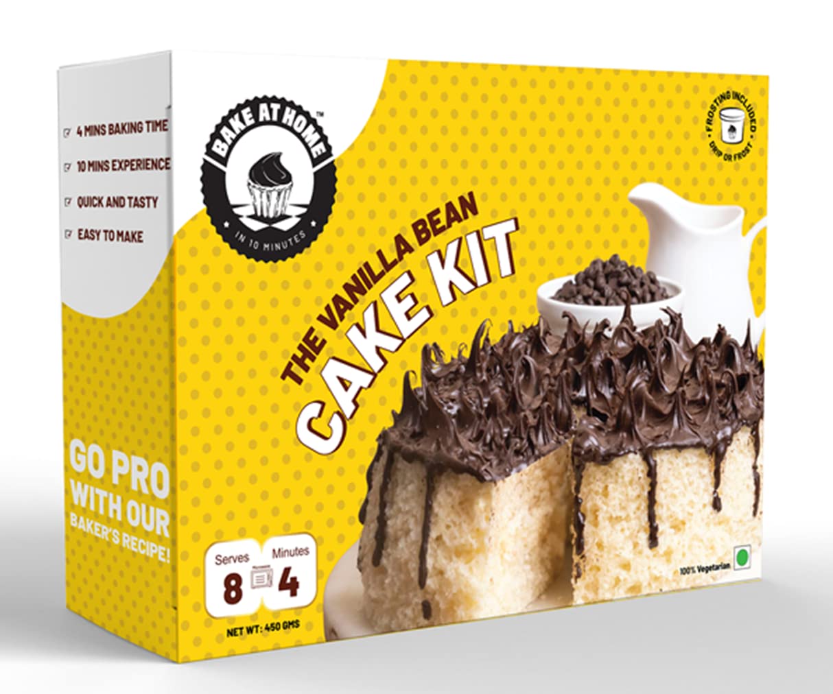 BAKE AT HOME | Cake Mix | DIY Kit with Ready to use Frosting and Cake ...