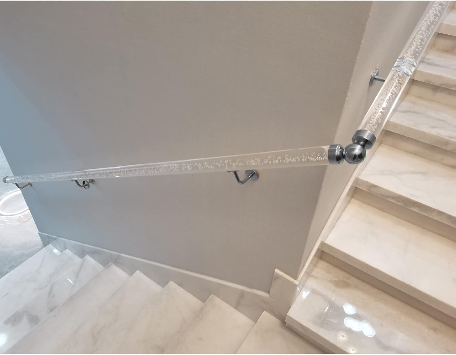 Amazon.com: Staircase Handrails Stair Railing Clear Acrylic Stair ...