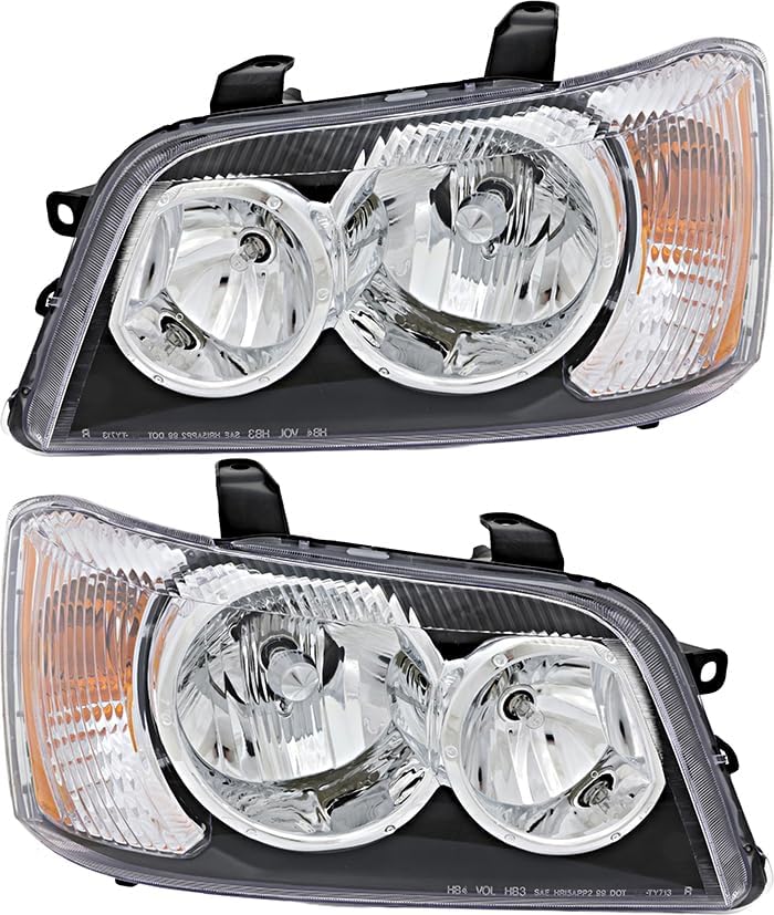 Amazon.com: Compatible with Toyota Highlander Headlights Lamps Set 2001 ...