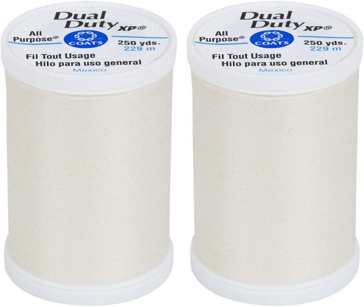 Amazon.com: Coats 2-Pack Bundle - Dual Duty XP General Purpose Thread ...
