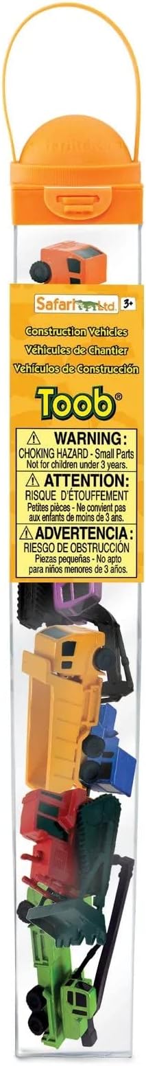 Amazon.com: Safari Ltd Construction Vehicles TOOB Set of 6 Miniature ...