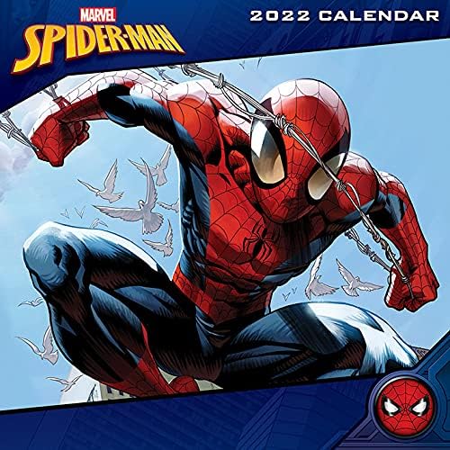 Spider-Man Calendar 2022 – Month to a View Planner 30cm x 30cm ...