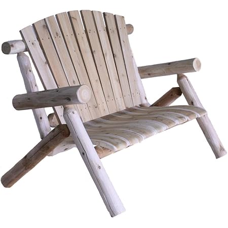 Amazon.com : Lakeland Mills Cedar Log Lounge Chair, Natural : Patio ...
