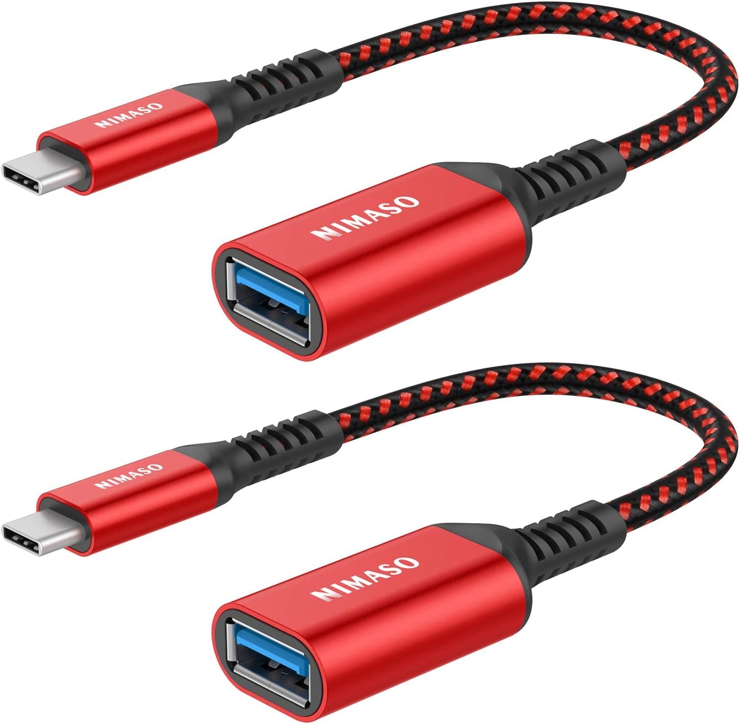 Amazon.com: NIMASO USB C to USB 3.1 Adapter 2 Pack, OTG Cable Type C ...