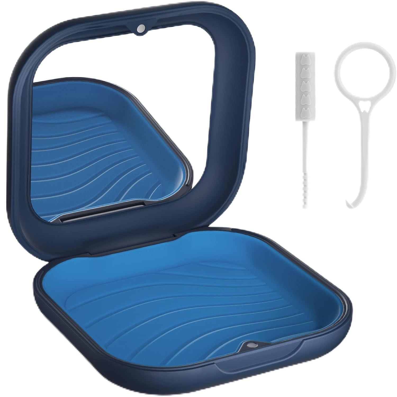 Amazon.com: xuanli Retainer Case with Mirror, Night Guard Case, Slim ...