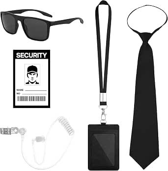 6PCS MIB Agent Costume Accessories Set Secret Service Spy Gadgets ...
