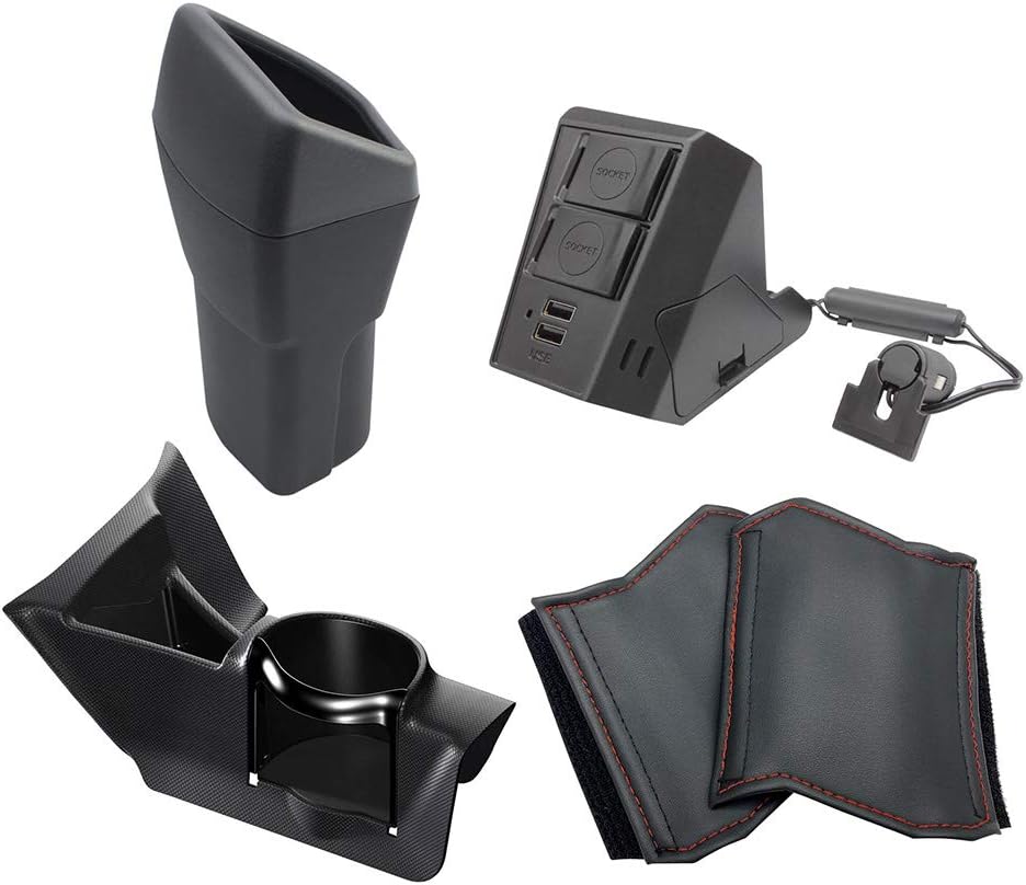 Amazon | YAC(ヤック) ライズ・ロッキー専用 4点セット センターコンソールドリンクホルダー SY-RR1＋サイドBOXゴミ箱 SY-RR2＋電源BOX SY-RR3＋ドアグリップ ...