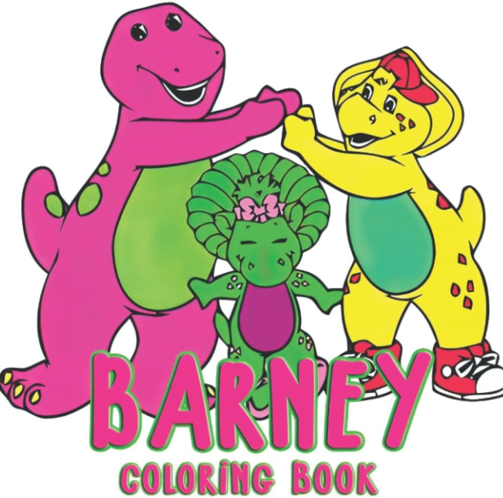 Barney For Coloring