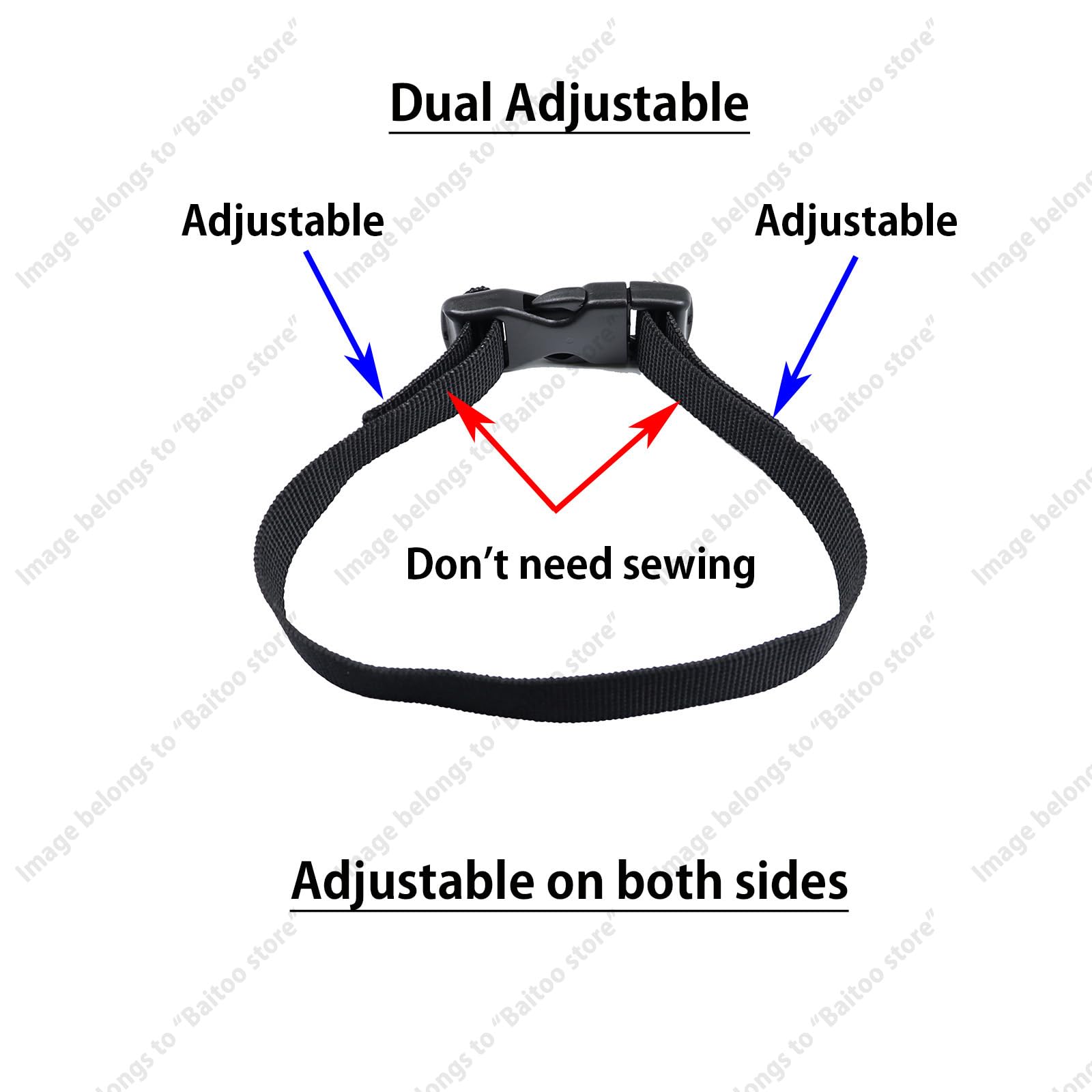 Snapklik.com : Baitoo Quick Side Release Buckle 1/2 Inch Heavy Duty ...