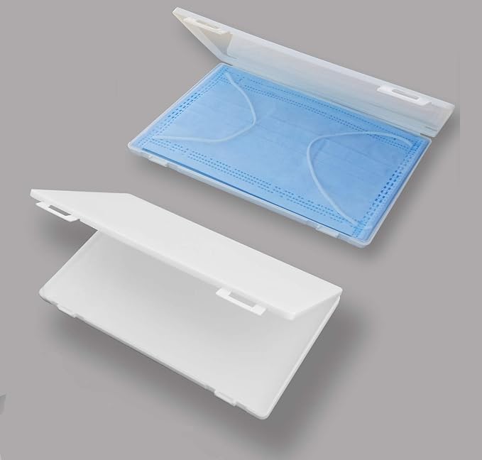 Amazon.com: (2 Pack) Portable Mask Storage Box, Disposable Face Masks ...