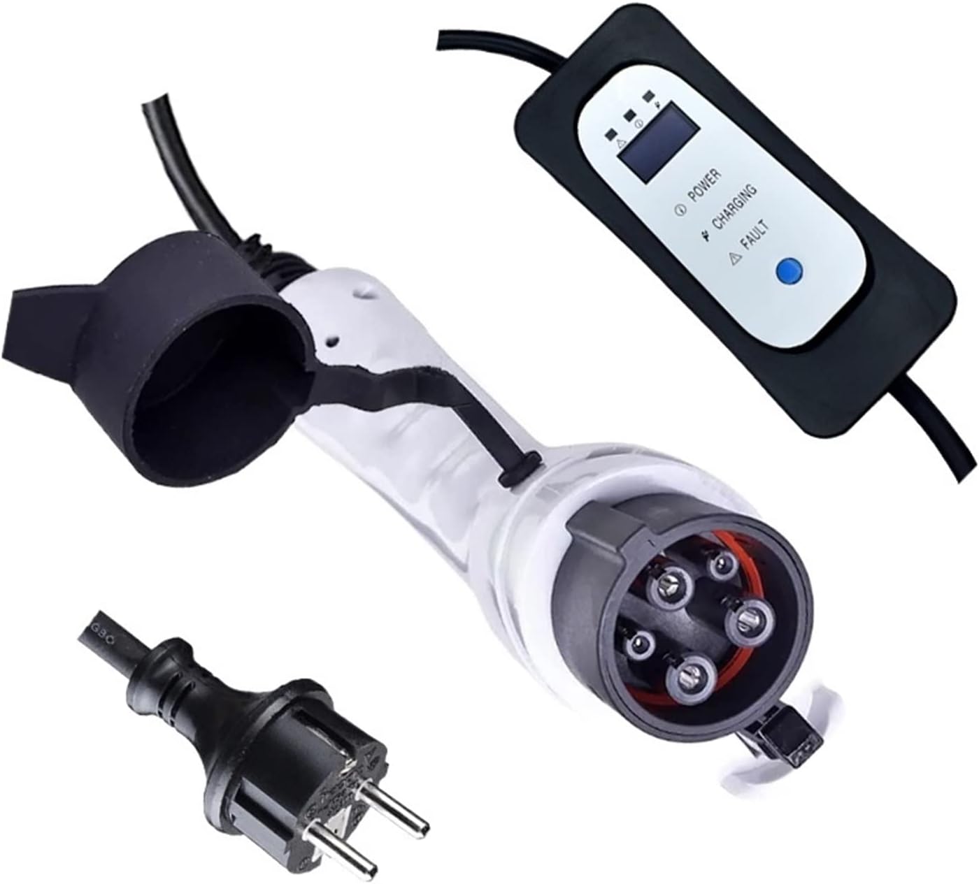 Amazon.co.jp: タイプ 1 J1772 またはタイプ 2 EV 充電器 schuko プラグ EVSE 充電 EV ケーブル 日産リーフ電気自動車 16A 13A 10A 8A と ...