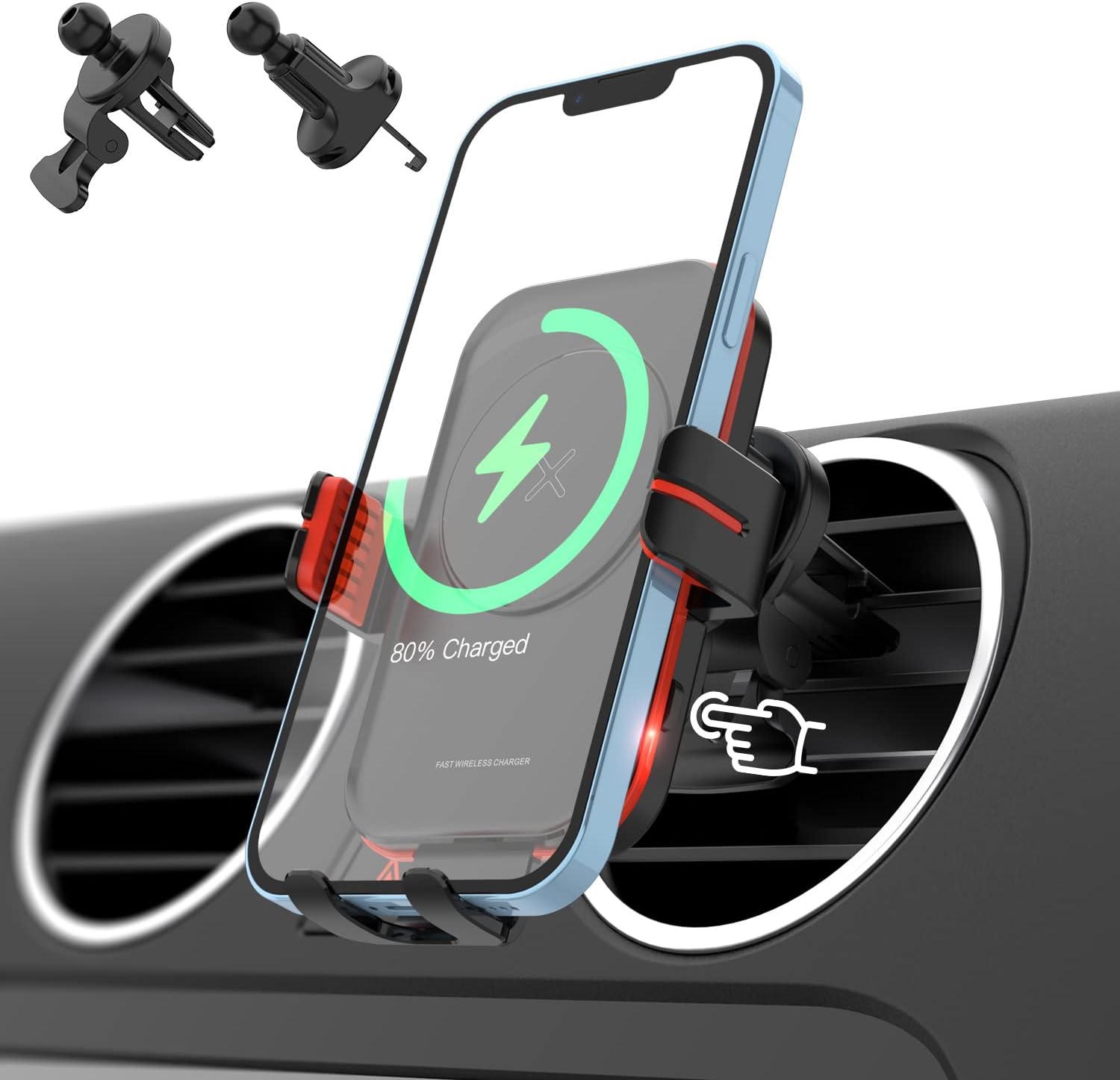 Amazon.com: JOYMASS Wireless Car Charger, 15W Fast Charging Auto ...