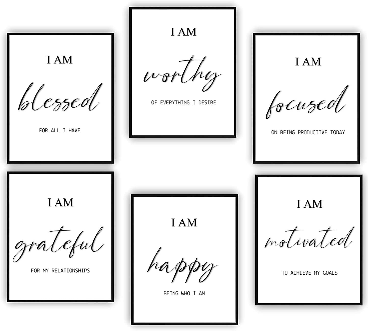 Buy Motivational Wall Art Quotes - Office & Bedroom Wall Decor ...