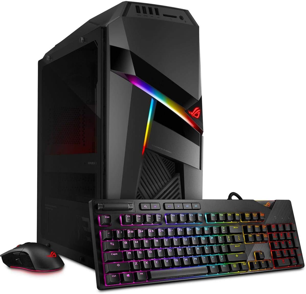 Amazon.com: Asus ROG Strix GL12 Gaming Desktop, Overclocked 9th Gen ...