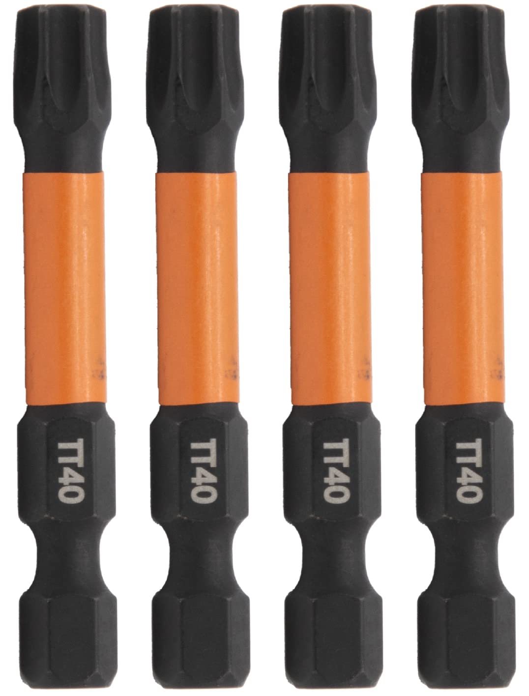 TORX T40 Tamer Proof Bits - Railer T40 TORX Security 2 Inch Bits. 1/4 ...